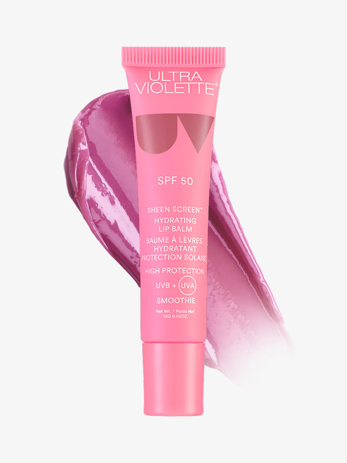 Smoothie Sheen Screen SPF 50 Hydrating Lip Balm | Moisturising | High Shine | Minty Scent ...